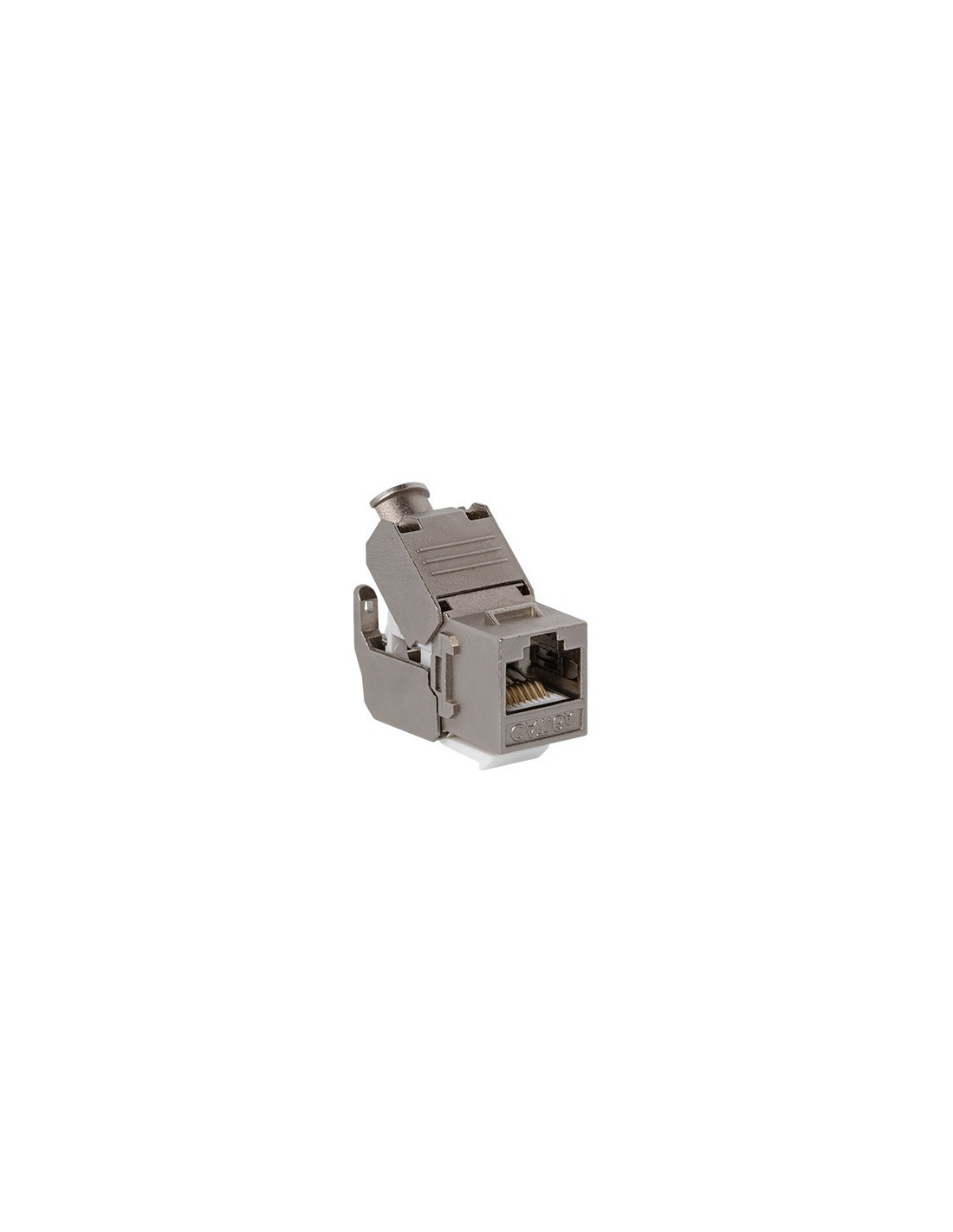 Conector RJ45 hembra FTP Cat6 180 grados