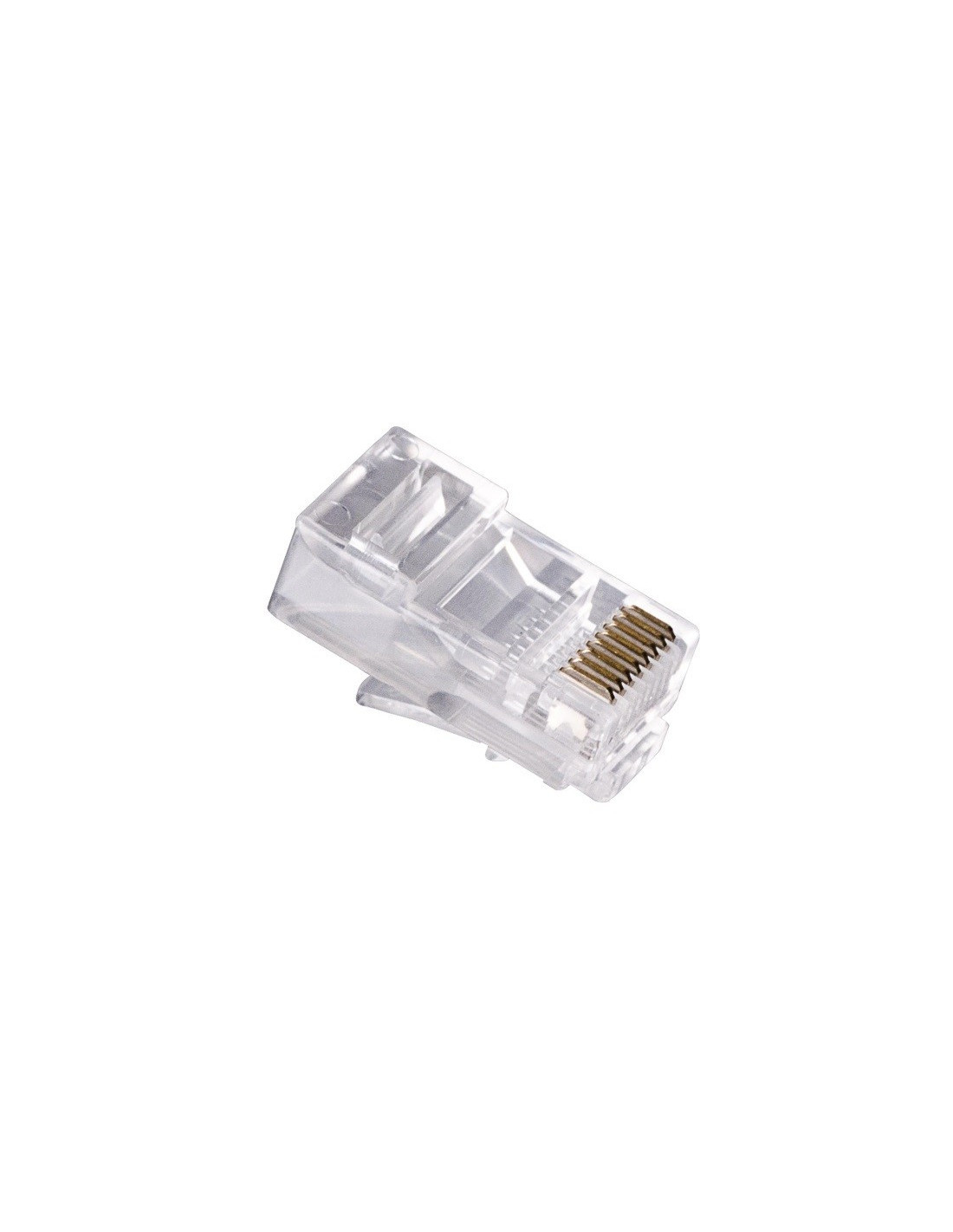Conector RJ45 macho Cat6 UTP plástico